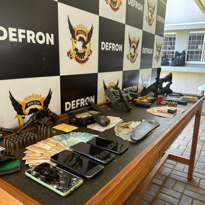 Defron realiza operação contra organizações criminosas e apreende ...